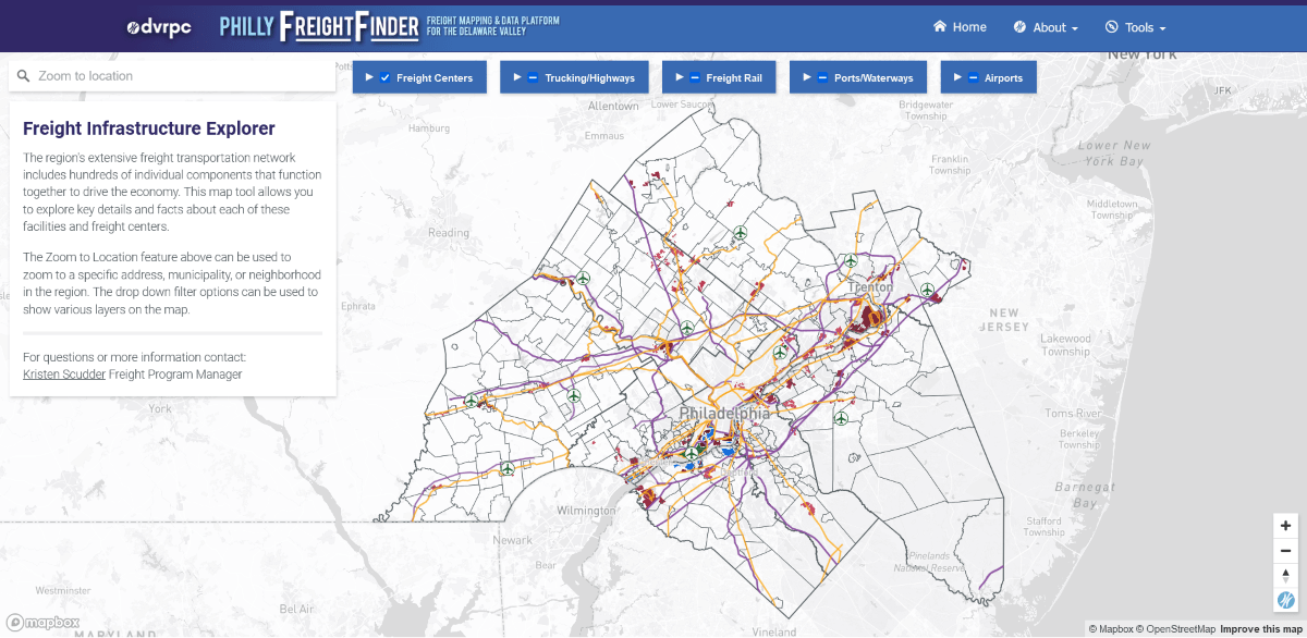 PhillyFreightFinder | DVRPC